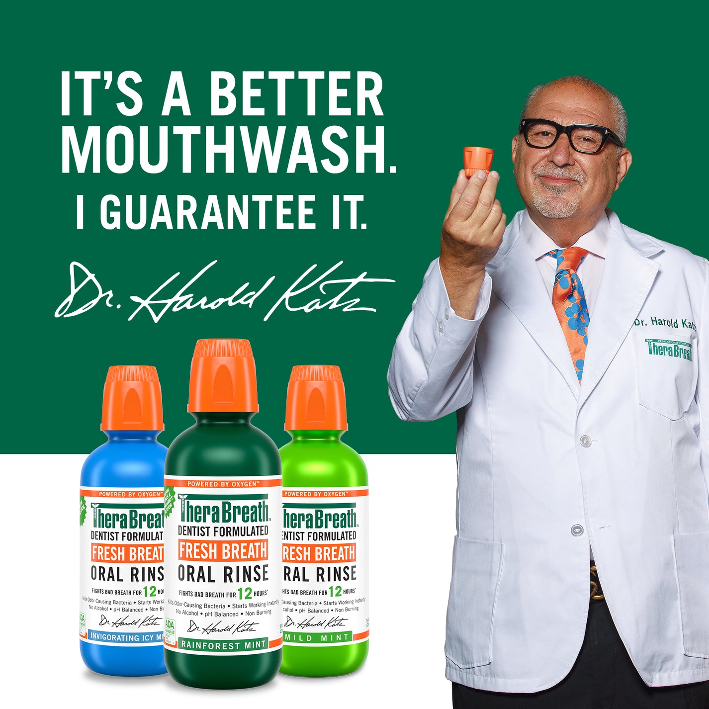 Fresh Breath Oral Rinse | Rainforest Mint | TheraBreath