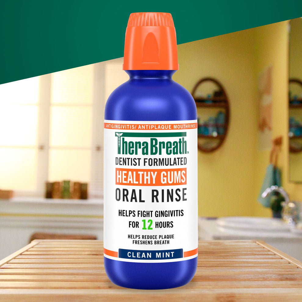 Healthy Gums Oral Rinse | Clean Mint | TheraBreath