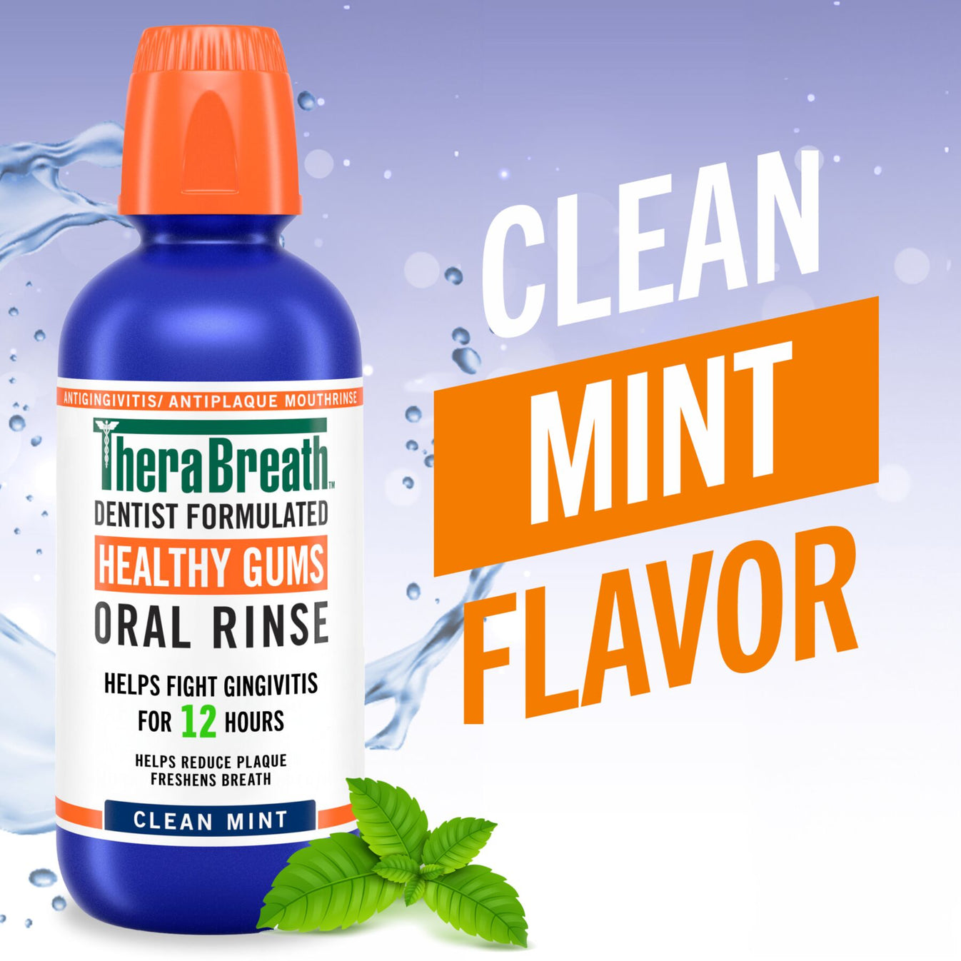 Healthy Gums Oral Rinse | Clean Mint | TheraBreath
