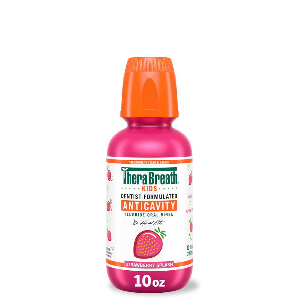 Anticavity Oral Rinse | Strawberry Splash | TheraBreath