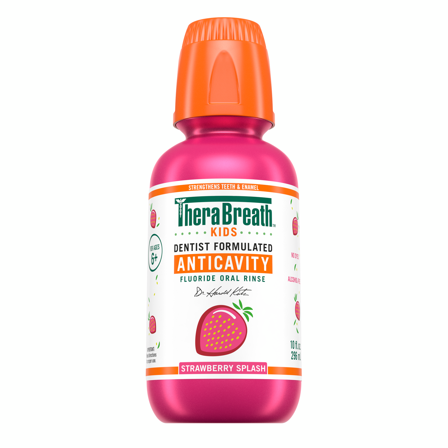 Anticavity Oral Rinse | Strawberry Splash | TheraBreath