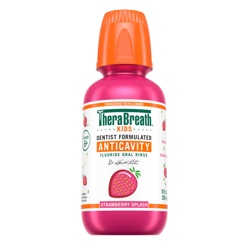Anticavity Oral Rinse | Strawberry Splash | TheraBreath