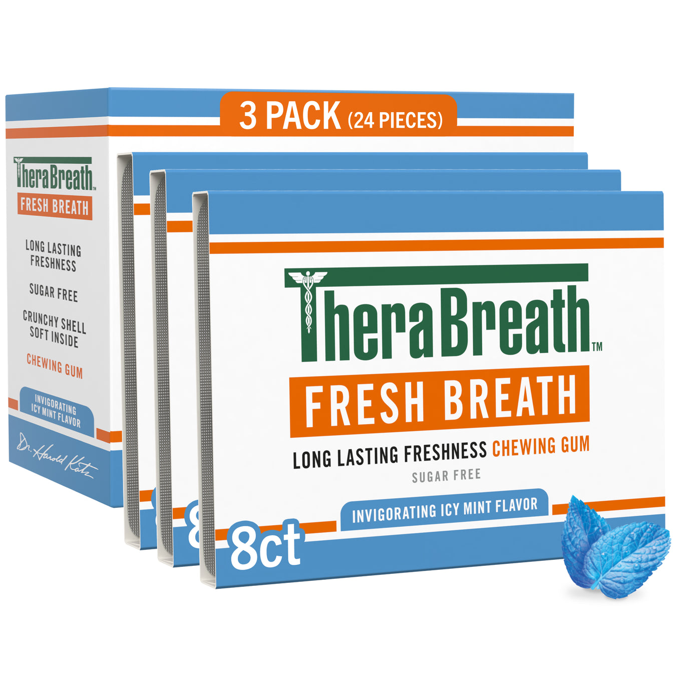 Chewing Gum, Invigorating Icy Mint Flavor